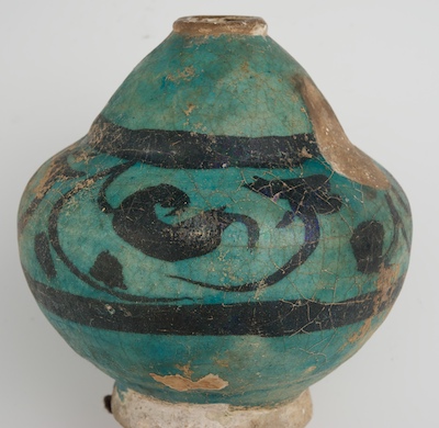 A Small Raqqa Wear Vase, ca. 12th Century , 05.26.11, Sold: $195.5