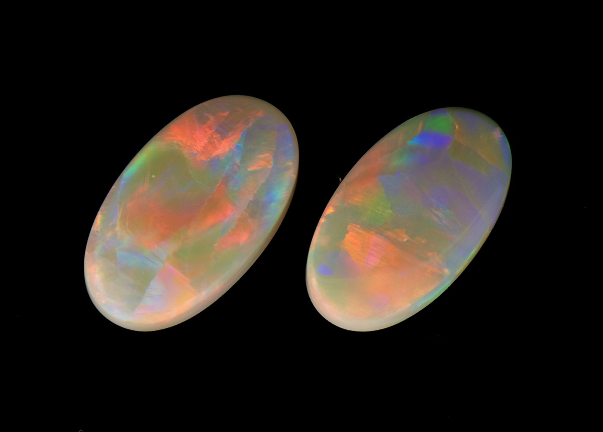 An Unmounted Pair of Opals, 10.80 Carat , 05.27.11, Sold: $379.5
