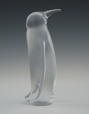 A Daum Glass Figurine of a Penguin, 09.01.11, Sold: $69