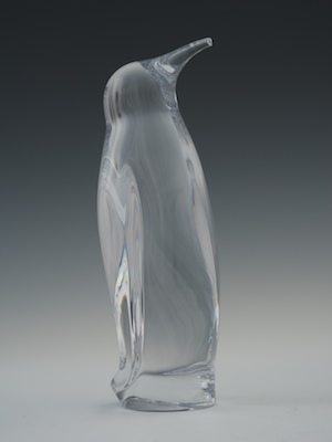 A Daum Glass Figurine of a Penguin, 09.01.11, Sold: $69