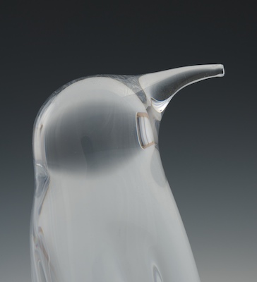 A Daum Glass Figurine of a Penguin, 09.01.11, Sold: $69