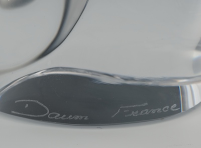 A Daum Glass Figurine of a Penguin, 09.01.11, Sold: $69