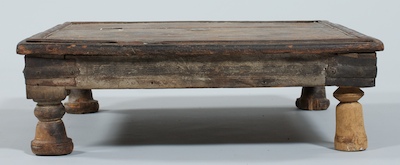 A Middle-Eastern Low Wood Table, 09.01.11, Sold: $46