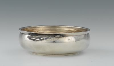 A Sterling Silver John Burt 1691 Reproduction Porringer