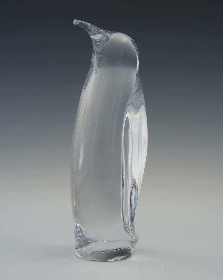 A Daum Glass Figurine of a Penguin, 09.01.11, Sold: $69