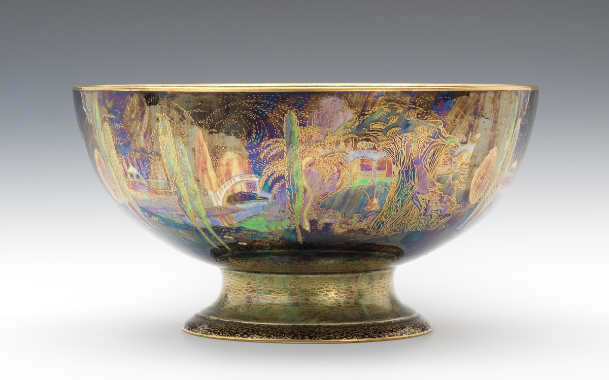 A Wedgwood Fairyland Lustre Footed Bowl, ca. 1930, 03.30.12