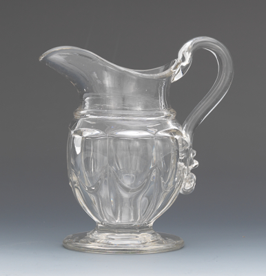 A Flint Glass Pitcher, ca. 1840, 05.24.12, Sold: $69