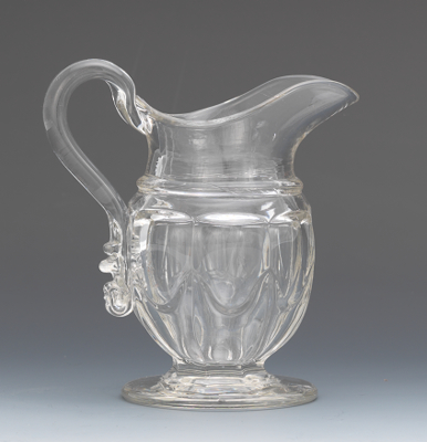 A Flint Glass Pitcher, ca. 1840, 05.24.12, Sold: $69