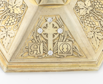 A Sterling Silver and Diamond Chalice by Gorham , 11.09.12, Sold: $1150
