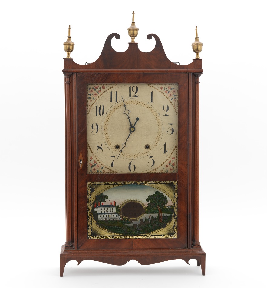 An Eli Terry & Sons Pillar and Scroll Shelf Clock, ca. 1818-1824, 09.06 ...