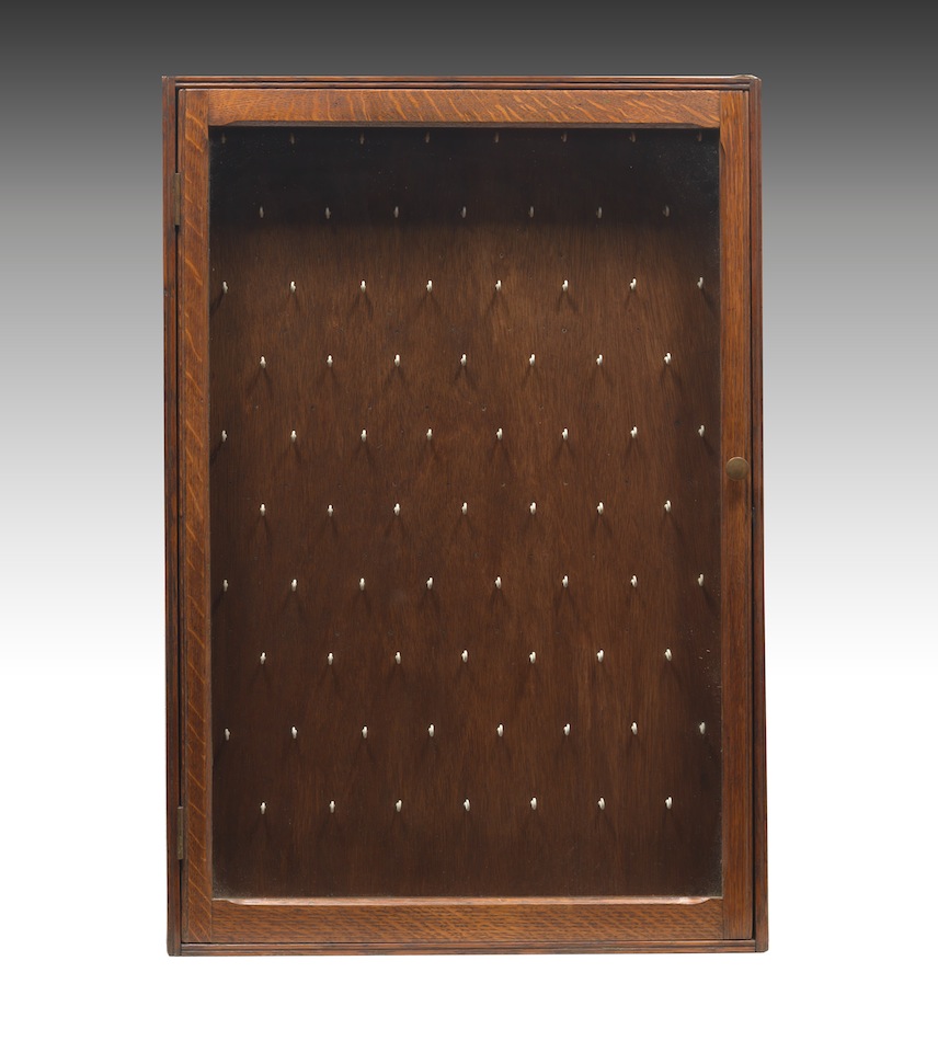 Quarter Sawn Oak Pocket Watch Display Case, 09.06.12, Sold: $120.75