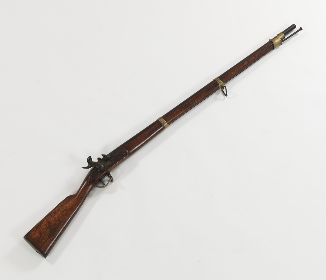 Danzig Musket, Converted to Percussion, Marked 1820, 09.06.12, Sold: $276