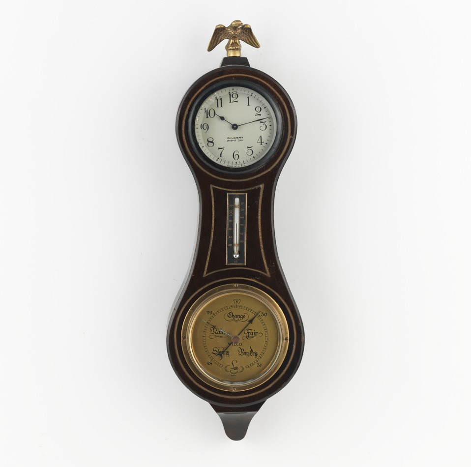 A Banjo Clock and Barometer By Gilbert, American 20th Century, 09.06.12 ...