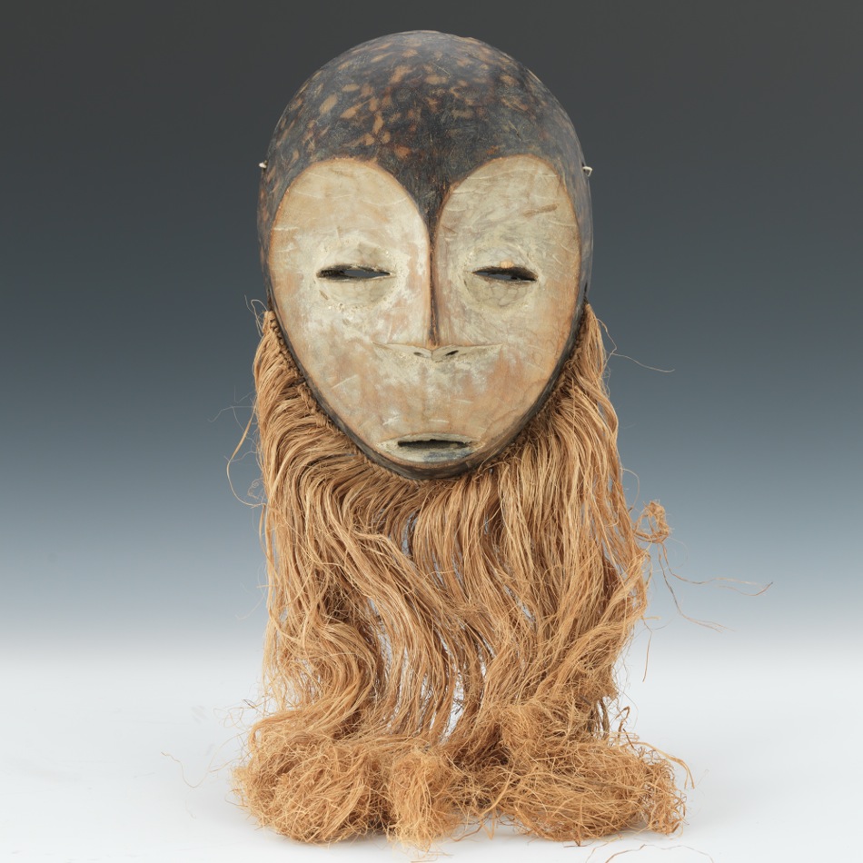 Bwami Mask, Lega People, Congo, 09.08.12, Sold: $138
