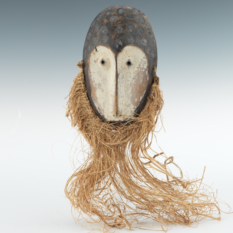 A Small Hand Held Bwami Mask, Lega People, Congo , 09.08.12, Sold: $80.5
