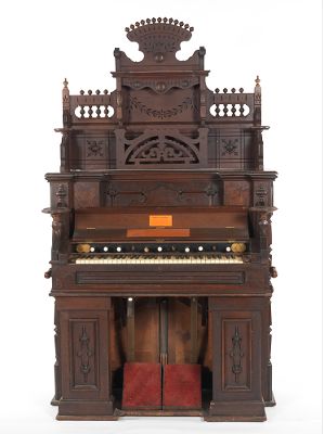 Victorian Pump Organ with Bells, c.1890/1910 , 09.06.13, Sold: $172.5