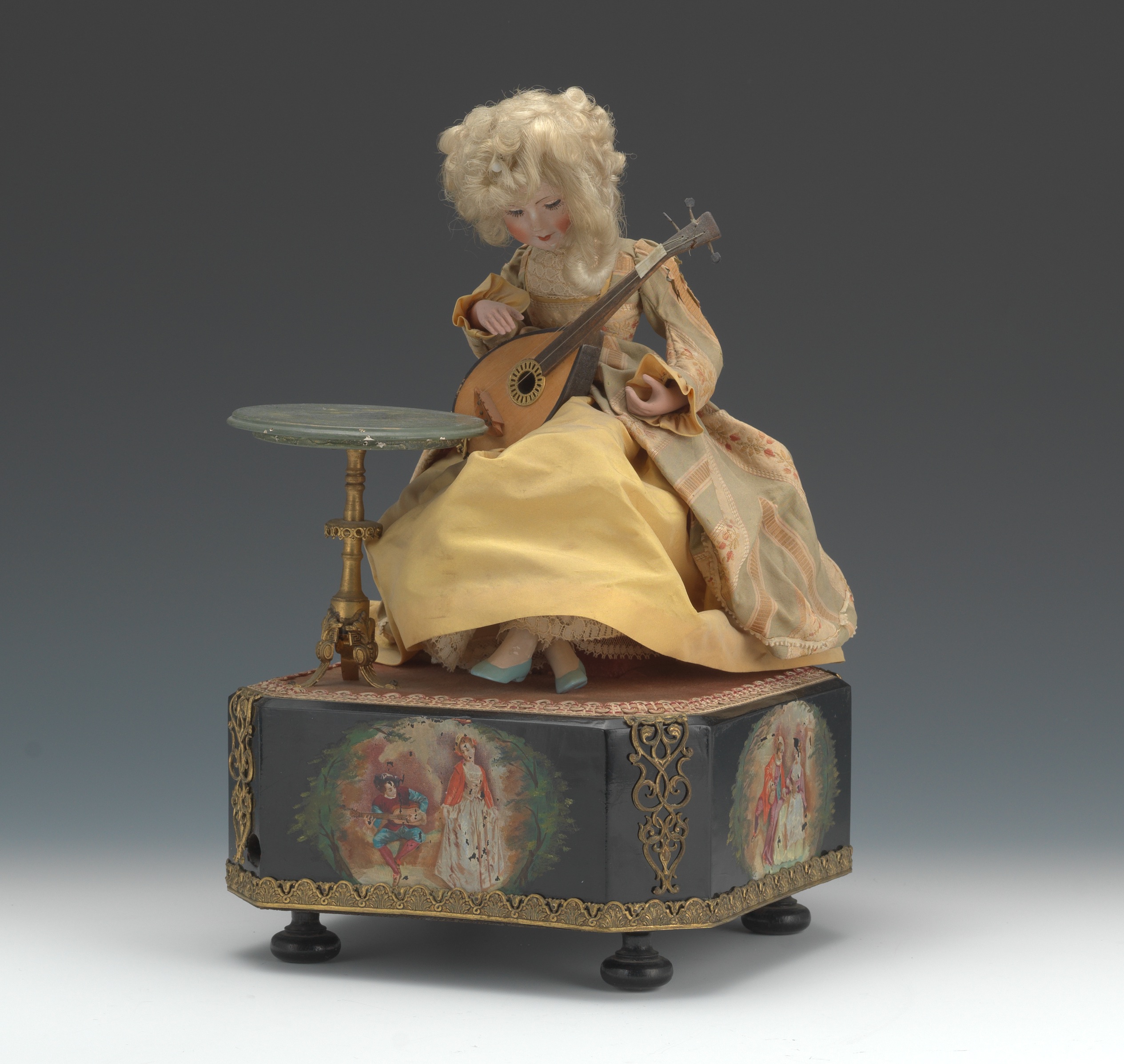 High resolution image for Girl with Mandolin Automaton, Austrian