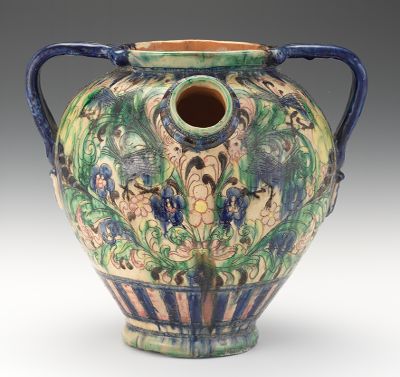 A Large Monteluce Italian Pottery Vase