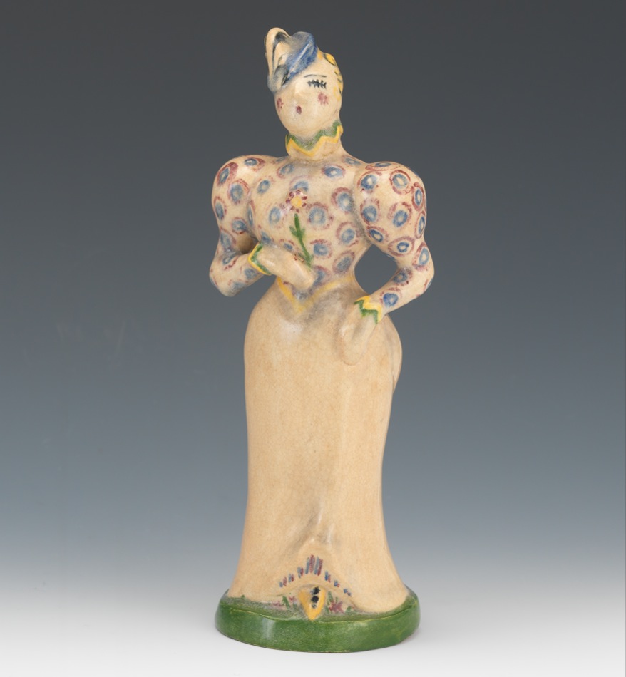 A Glazed Pottery Figurine, Manner of Susi Singer-Schinnerl, 10.24.13 ...