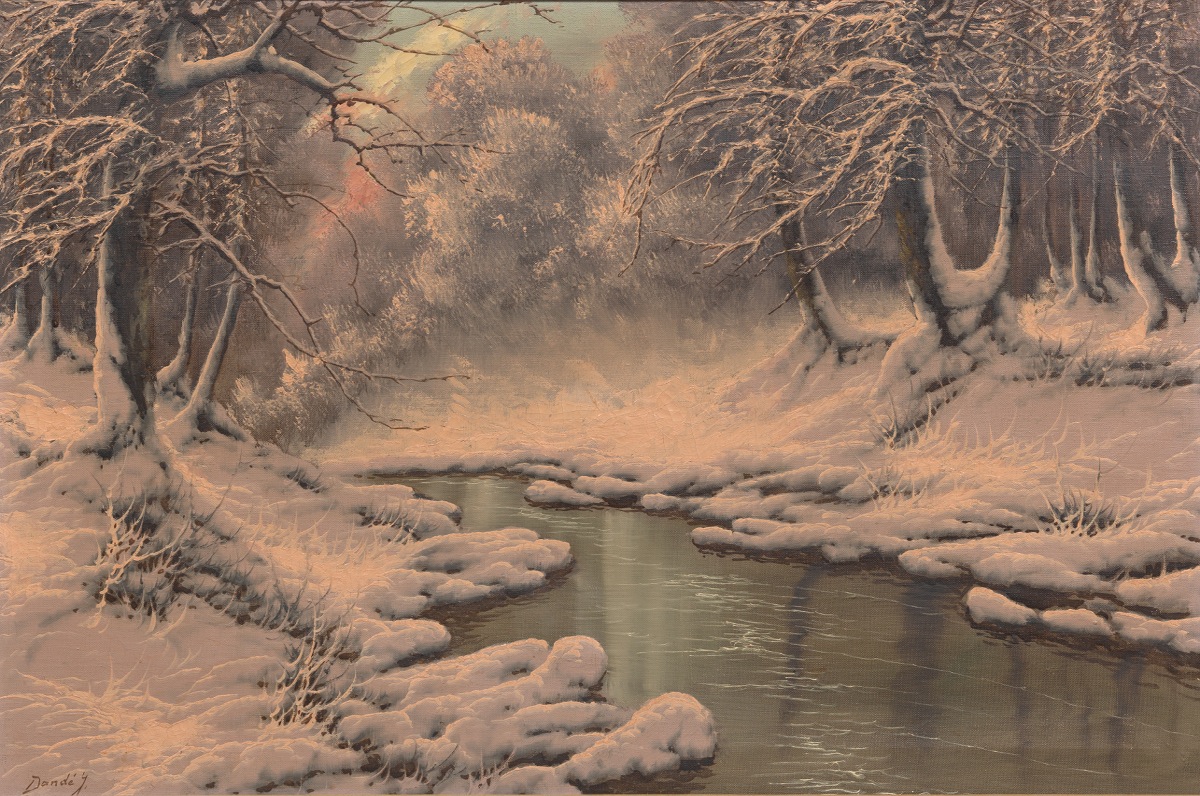 Joseph Dande (Hungarian, b. 1911), 10.24.13, Sold: $471.5