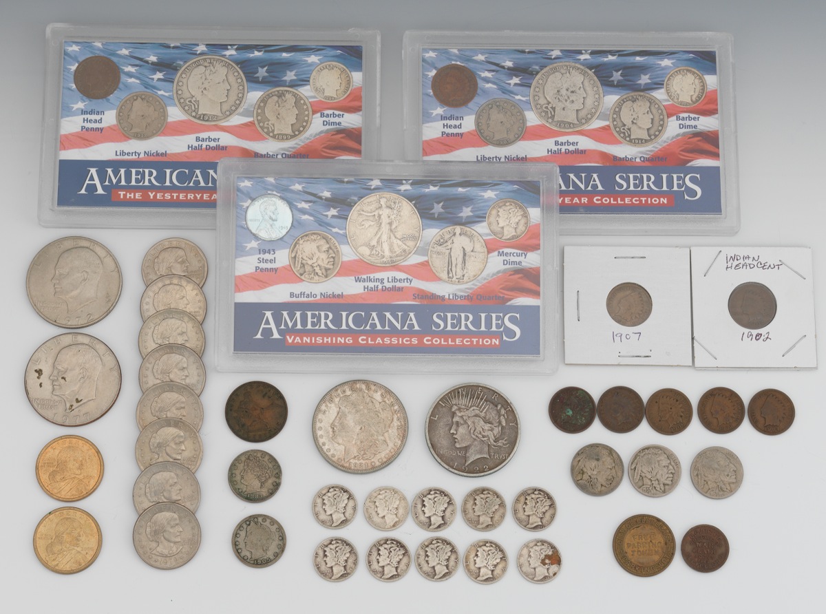 A Group of Collectable Antique American Coins, 10.25.13, Sold: $149.5