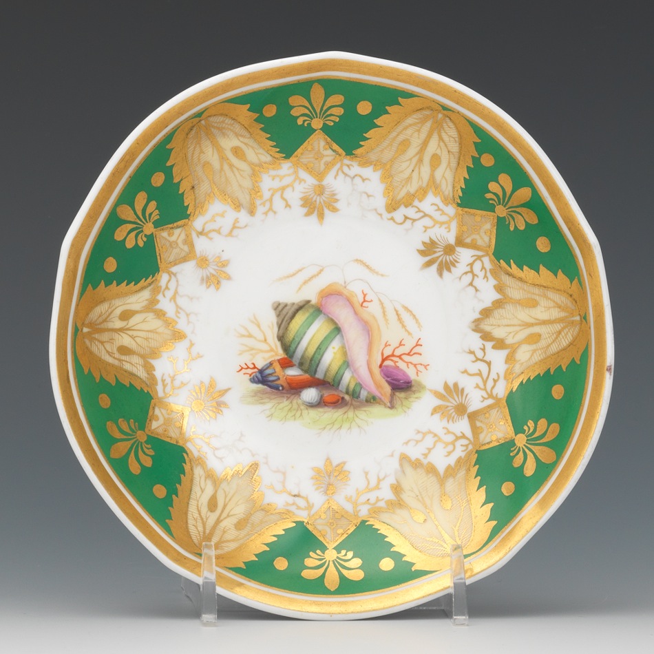 An Unusual Porcelain Saucer with Seashells, 09.21.13, Sold: $126.5