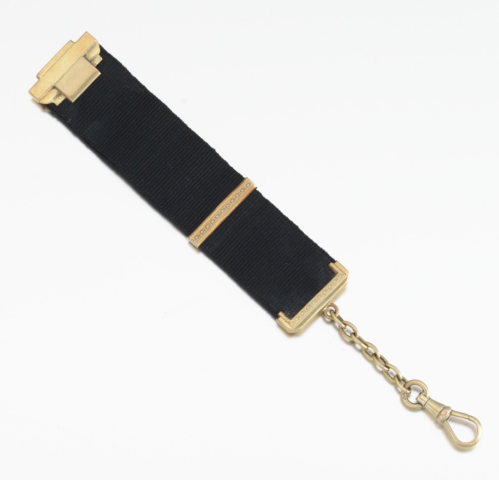 A Formal Ribbon and Gold Watch Fob , 09.20.13, Sold: $69