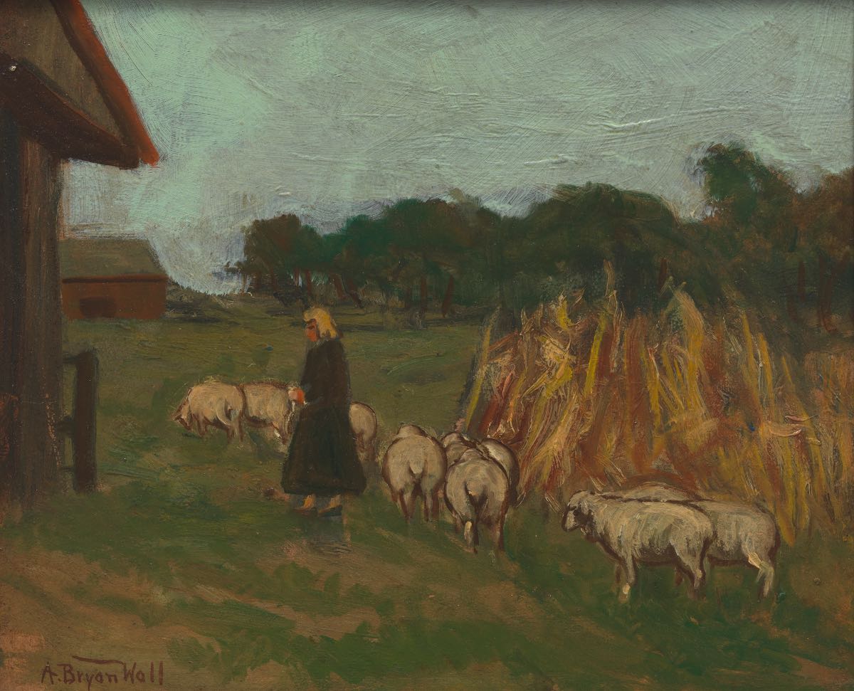 Alfred Bryan Wall (American, 1861-1935), 12.11.14, Sold: $391