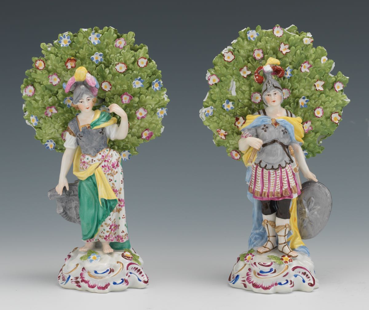 A Pair of Chelsea Porcelain Figurines, 12.13.14, Sold: $155.25