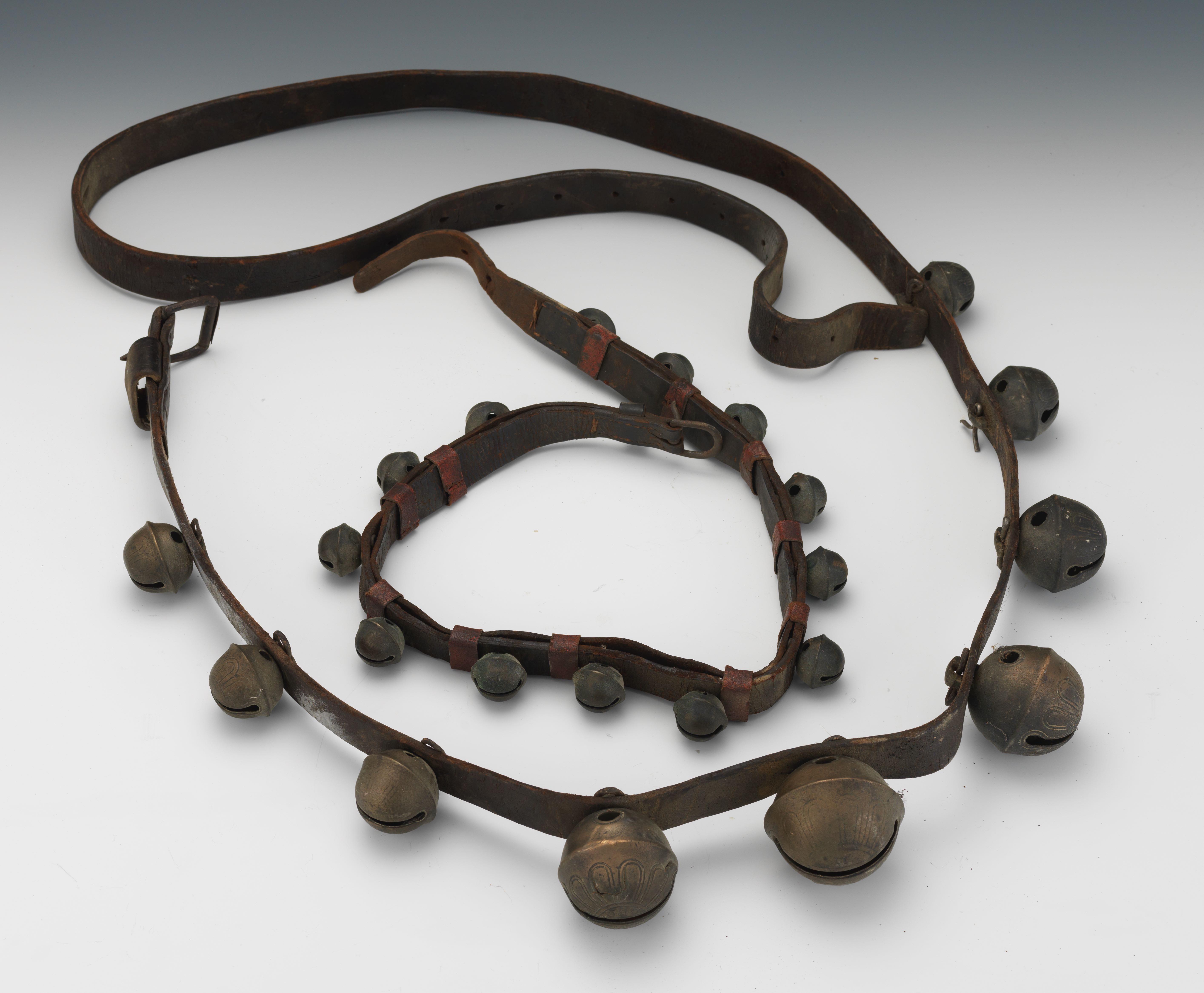 High resolution image for Two Strings of Antique Sleigh Bells