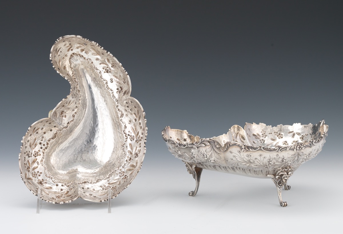A Fine Pair of German Silver Bowls, 06.20.14, Sold: $759