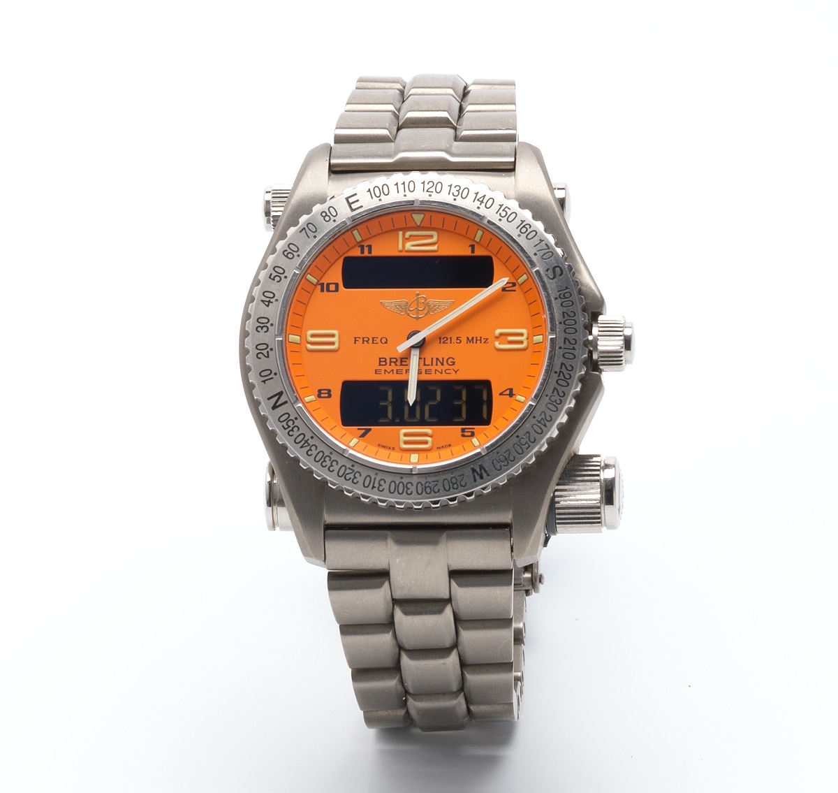 Breitling Emergency Titanium Quartz Multi-Function Model E-56321, 05.23 ...