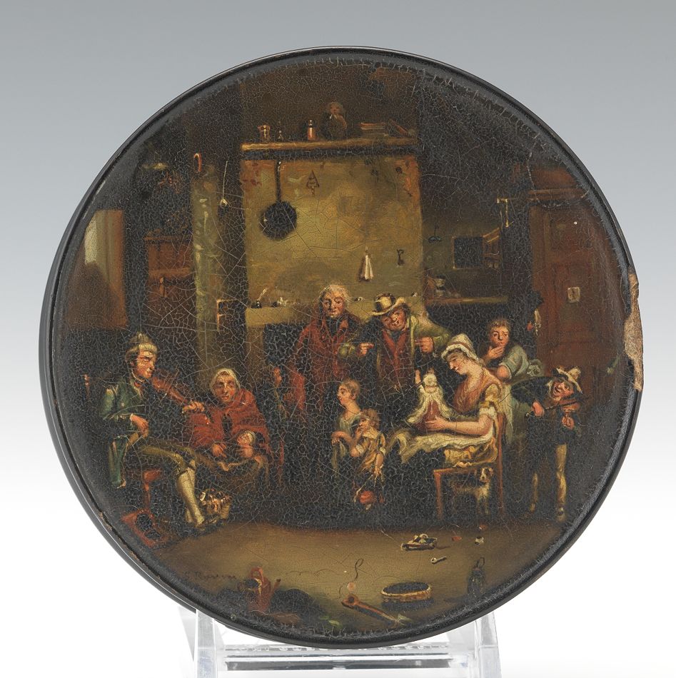 Samuel Raven (1775-1847) Hand Painted Master Snuff Box, 11.01.14, Sold ...