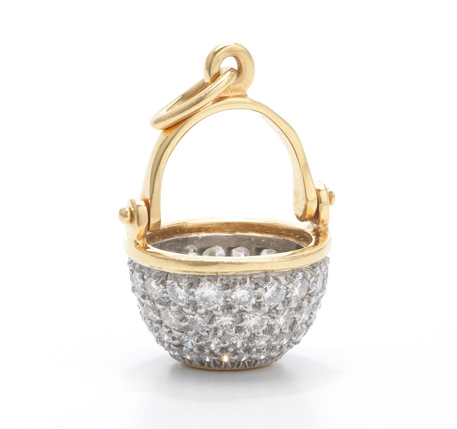 A Ladies' Nantucket Diamond Bucket Pendant , 10.31.14, Sold: $460