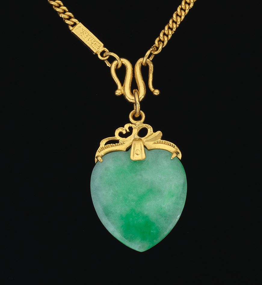 A Chinese 24k Gold Chain And Jade Pendant 10 31 14 Sold 1322 5 A Chinese 24k Gold Chain And Jade Pendant 10 31 14 Sold 1322 5