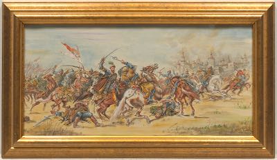 Juliusz Kossak (Polish, 1824 - 1899) , 12.10.15, Sold: $2183