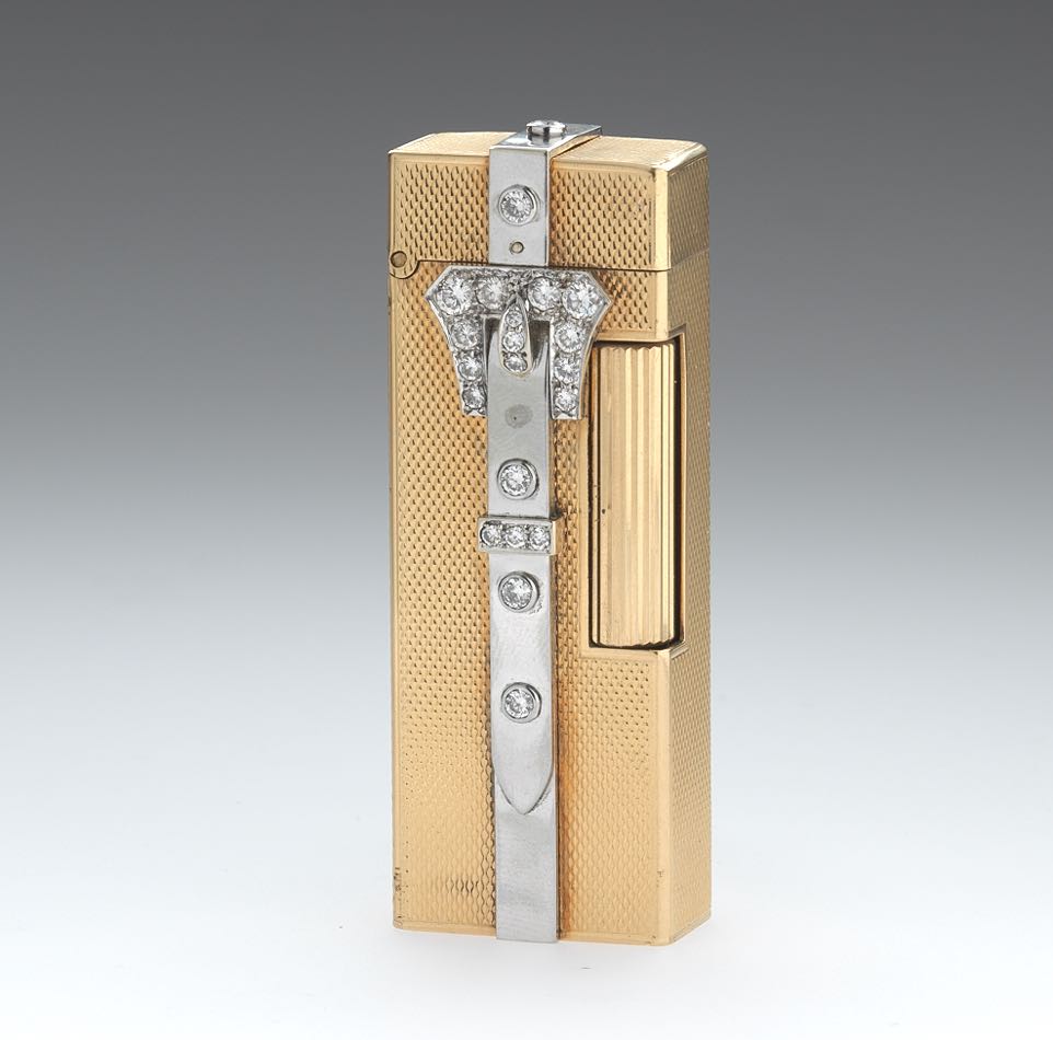 Custom Made 18k and Diamond Dunhill Lighter, 02.21.15, Sold: $1610
