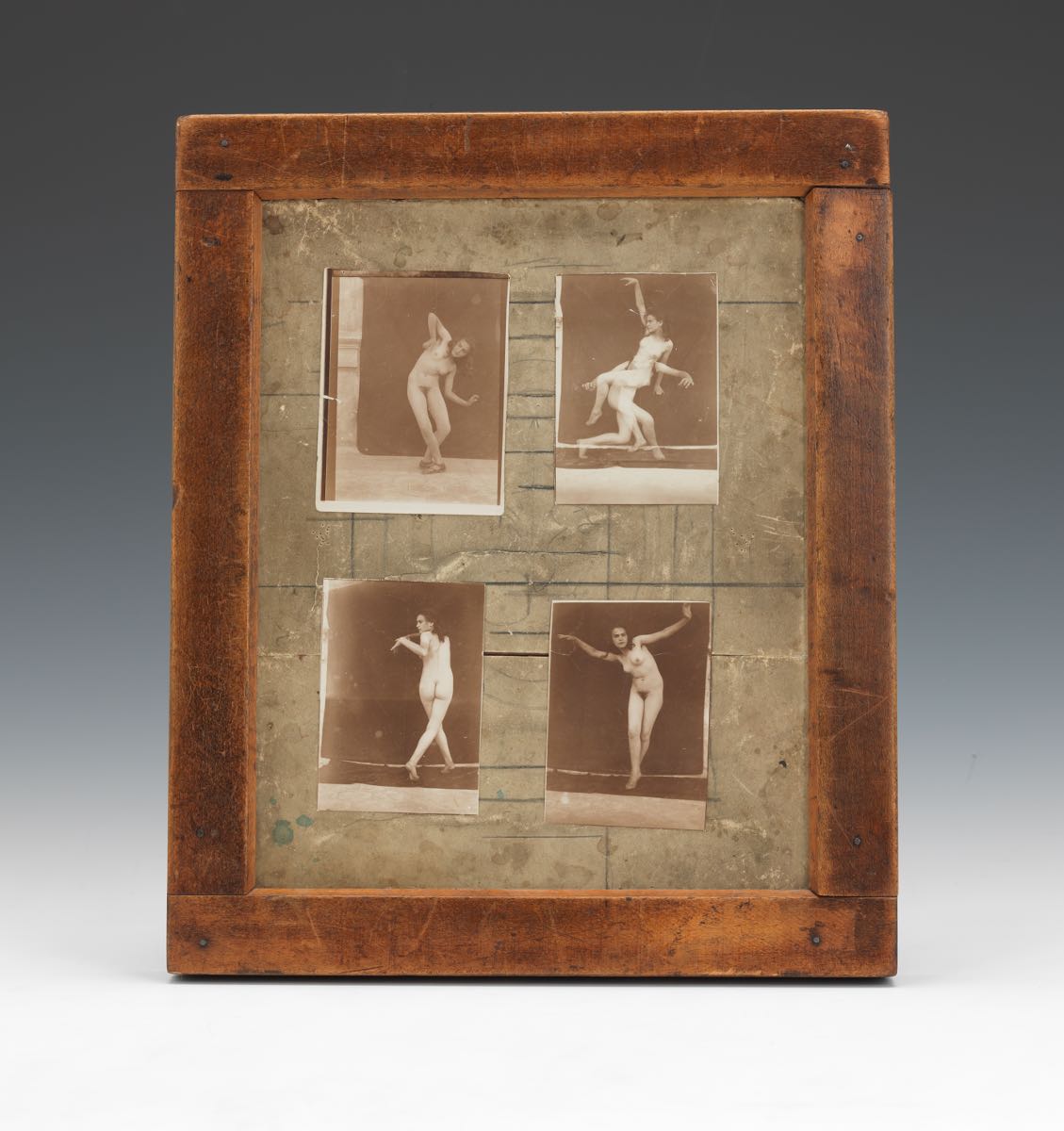Vintage Negative Printing Frame With Four Silver Gelatin Prints, 02.19. ...
