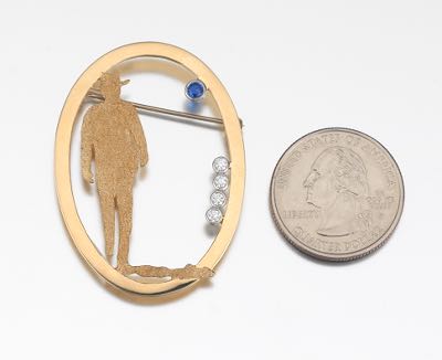 Wayne Enterprises Cowboy Brooch , 04.17.15