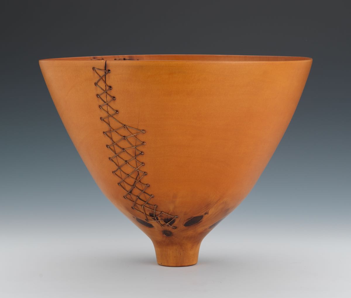 Ron Kent (American, b. 1931) Norfolk Island Pine Lathe Turned Vessel ...