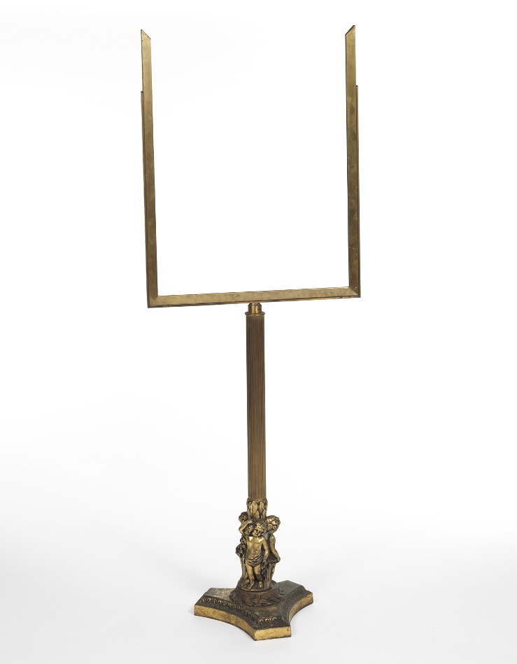 Gilt Bronze Placard Stand, 10.31.15, Sold: $141.6