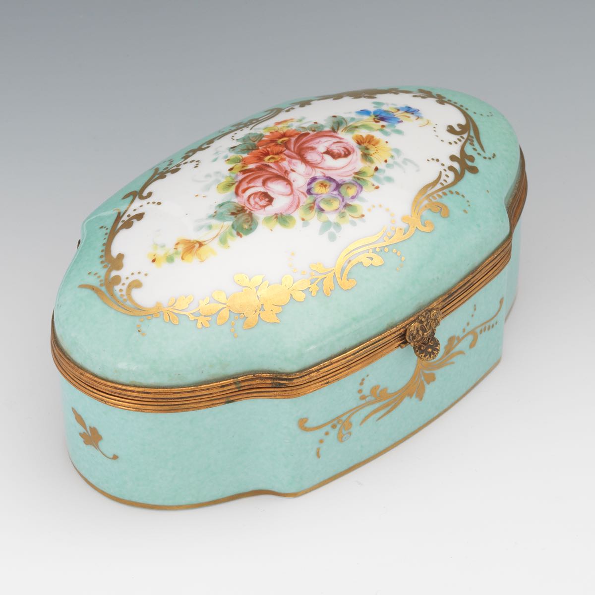 Sevres Style Dresser Box with Ormolu Mounts, 09.03.15
