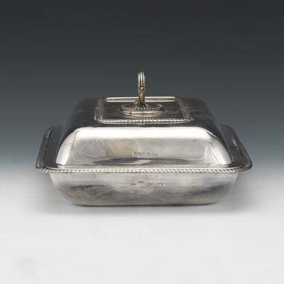 George III Sterling Silver Convertible Covered Casserole Dish, Thomas ...
