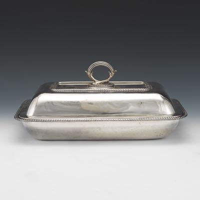 George III Sterling Silver Convertible Covered Casserole Dish, Thomas ...