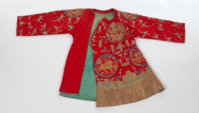 Chinese Brocade Silk Ceremonial Robe and Pants, 04.07.16, Sold: $153.4
