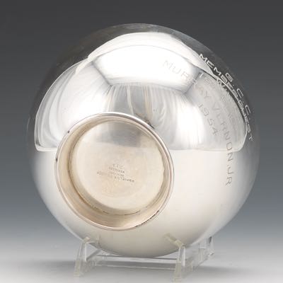 Two Sterling Silver Cornelius Wynkoop Reproduction Trophy Bowls, 02.18. ...