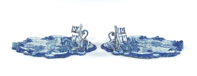 A Pair of Dutch Delft Wall Sconces, 18th Century, 02.20.16, Sold: $861.4