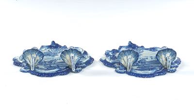 A Pair of Dutch Delft Wall Sconces, 18th Century, 02.20.16, Sold: $861.4