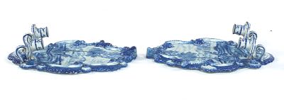 A Pair of Dutch Delft Wall Sconces, 18th Century, 02.20.16, Sold: $861.4