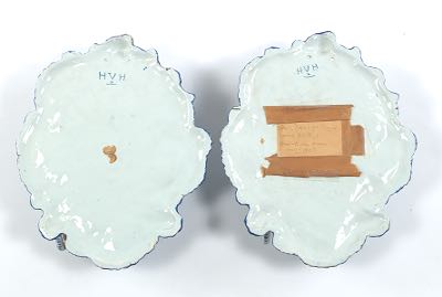 A Pair of Dutch Delft Wall Sconces, 18th Century, 02.20.16, Sold: $861.4